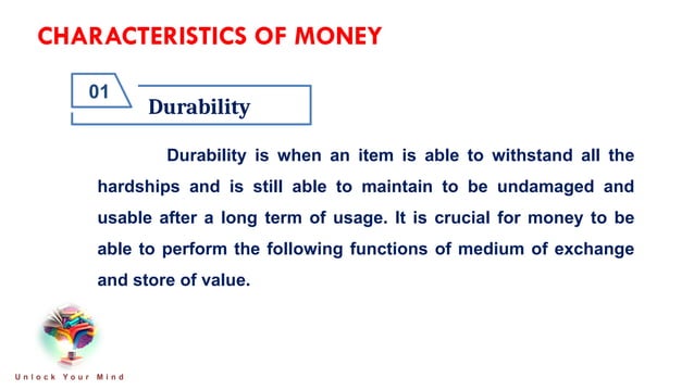 Money - Meaning - Definition - Characteristics | PPT