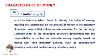 Money - Meaning - Definition - Characteristics | PPT