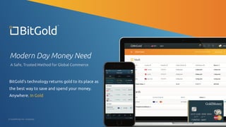 BitGold Launches Business Accounts | PPT