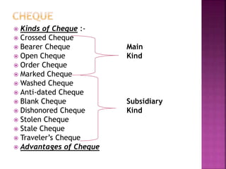 instrument of credit Muhammad Irshad | PPTX
