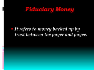 Money and banking | PPTX