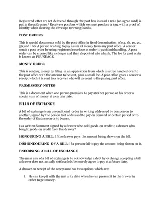 Money and banking | DOCX