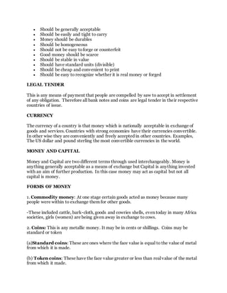 Money and banking | PDF