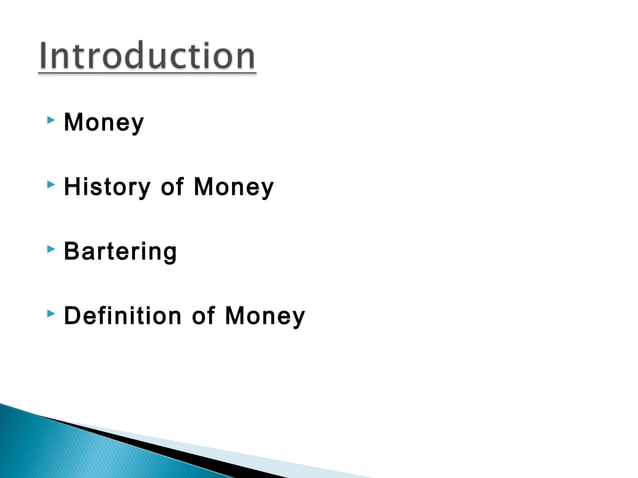 Money and banking intro | PPT