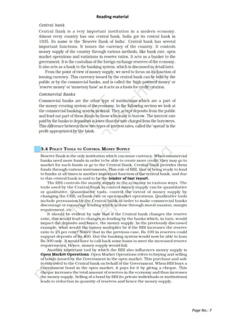 Money and banking notes | PDF