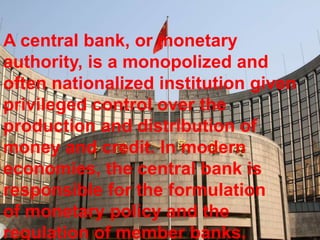 Money , banking and finance ppt | PDF