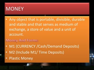 Money and banking | PPTX