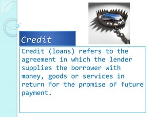 Money and credit | PPTX
