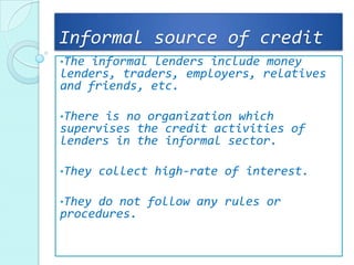 Money and credit | PPT