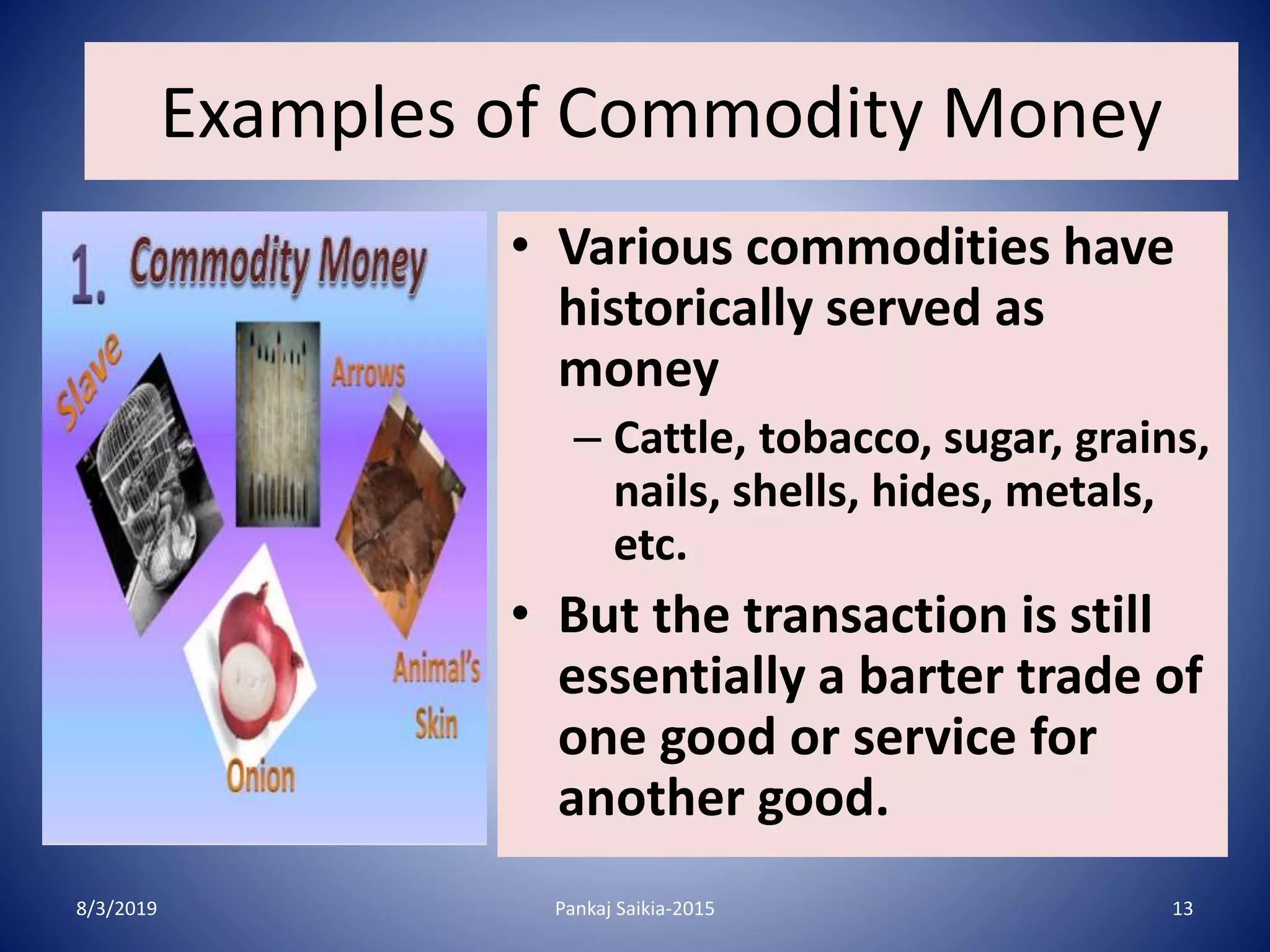 Money and credit | PPTX