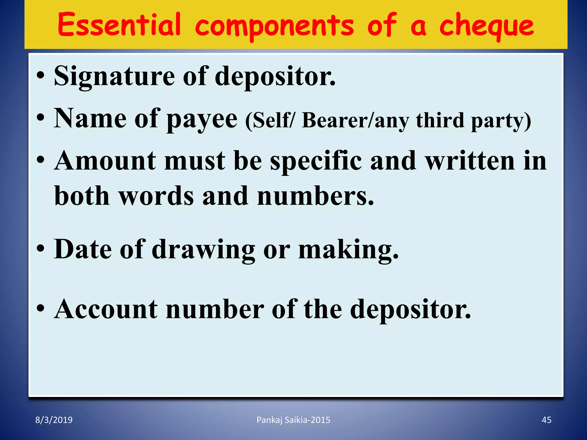 Money and credit | PPTX