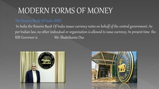 Money and credit | PPTX