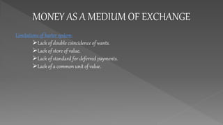 Money and credit | PPTX