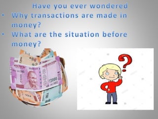 Class:10 Economics Money and credit | PPTX