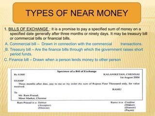 Money and near money ( money and banking) | PPTX