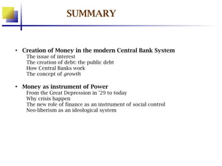 Money and power | PDF