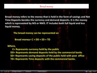 Money and supply ,types of money | PPTX