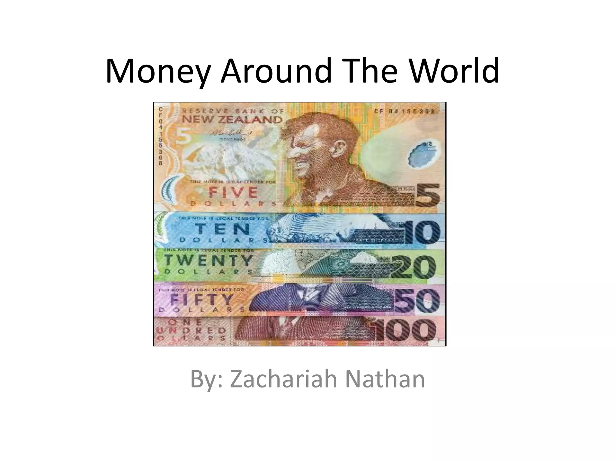 Money around the world | PPT