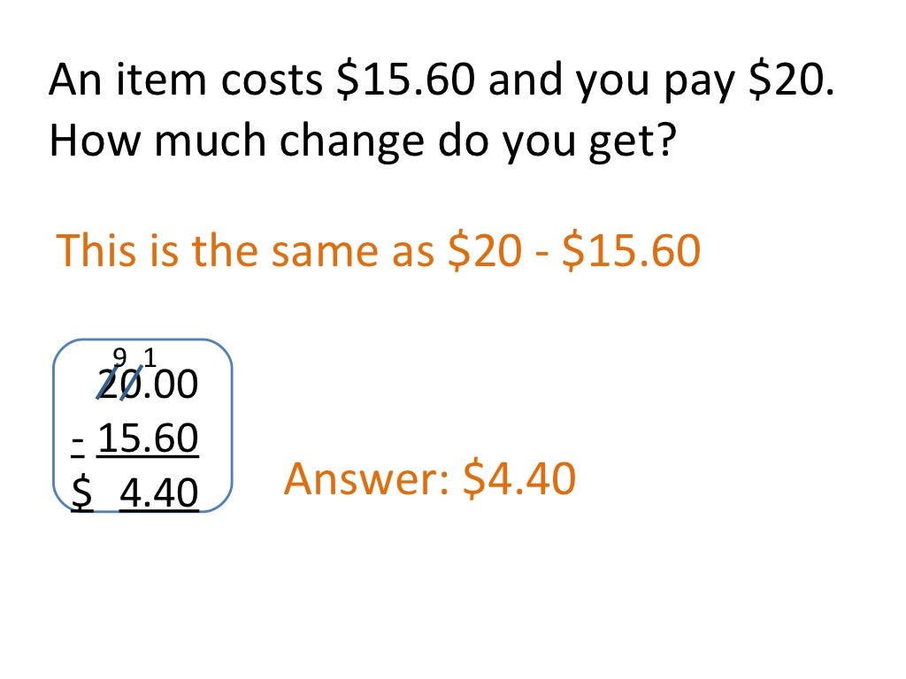 Money As Decimals money-as-decimals