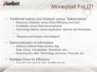 It's Time the Data Center Gets the "Moneyball" Treatment | PPT