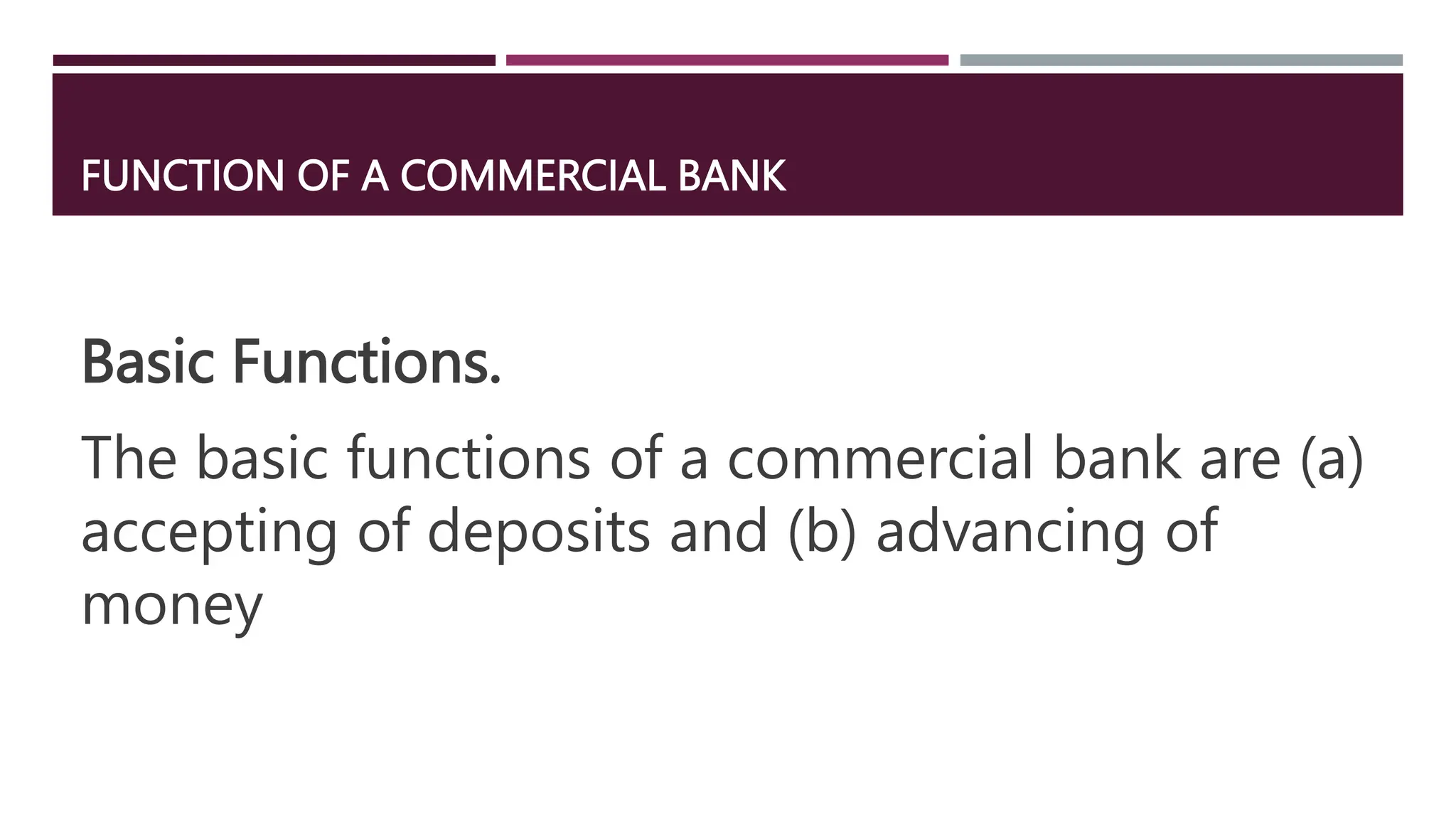 Evaluation of banking Money banking and finance pptx | PPT