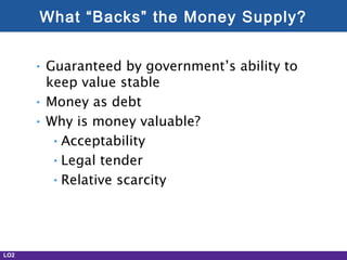 Money, banking, and financial institutions | PPT
