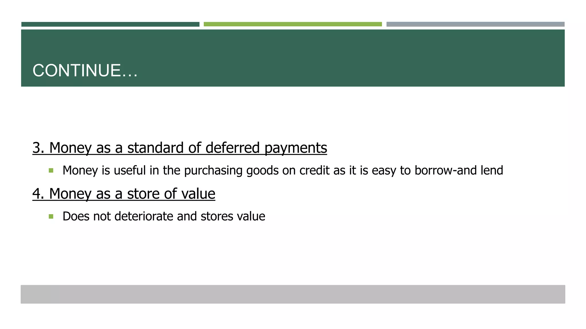 Money concept and its functions | PPSX