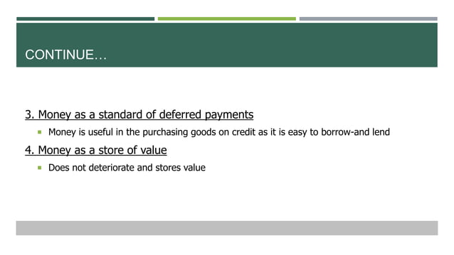 Money concept and its functions | PPSX