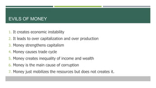 Money concept and its functions | PPSX