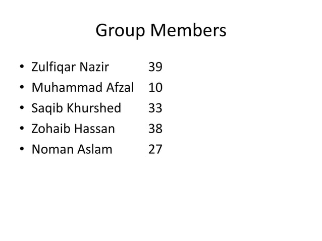 Money & credit (zohaib & zulfiqar) | PPT