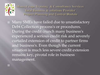 Moneycrops project plaining and control | PPT