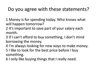 Money discussion | PPT