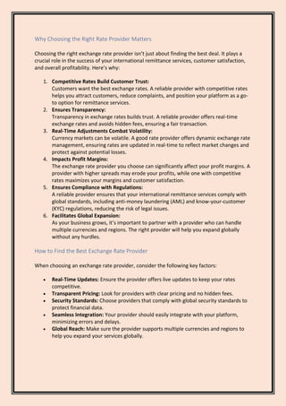How do exchange rates work and how do you choose the right rate ...