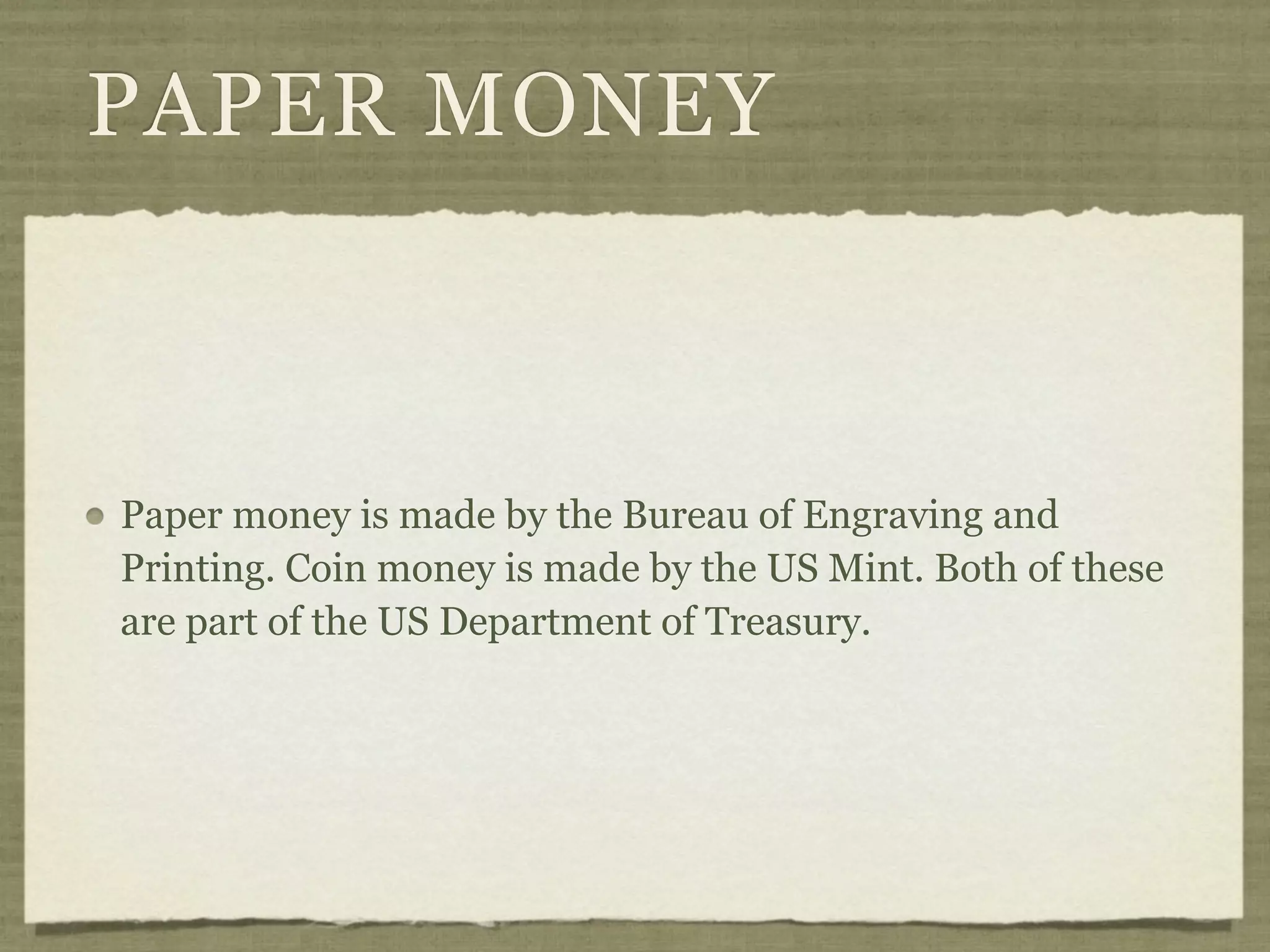 Money fun facts | KEY
