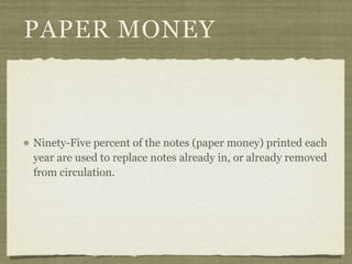 Money fun facts | KEY