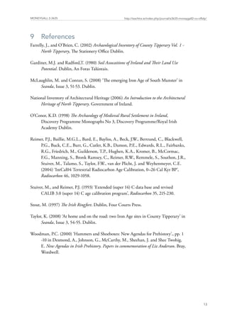 Archaeological Report - Moneygall 2 , Co. Offaly (Ireland) | PDF