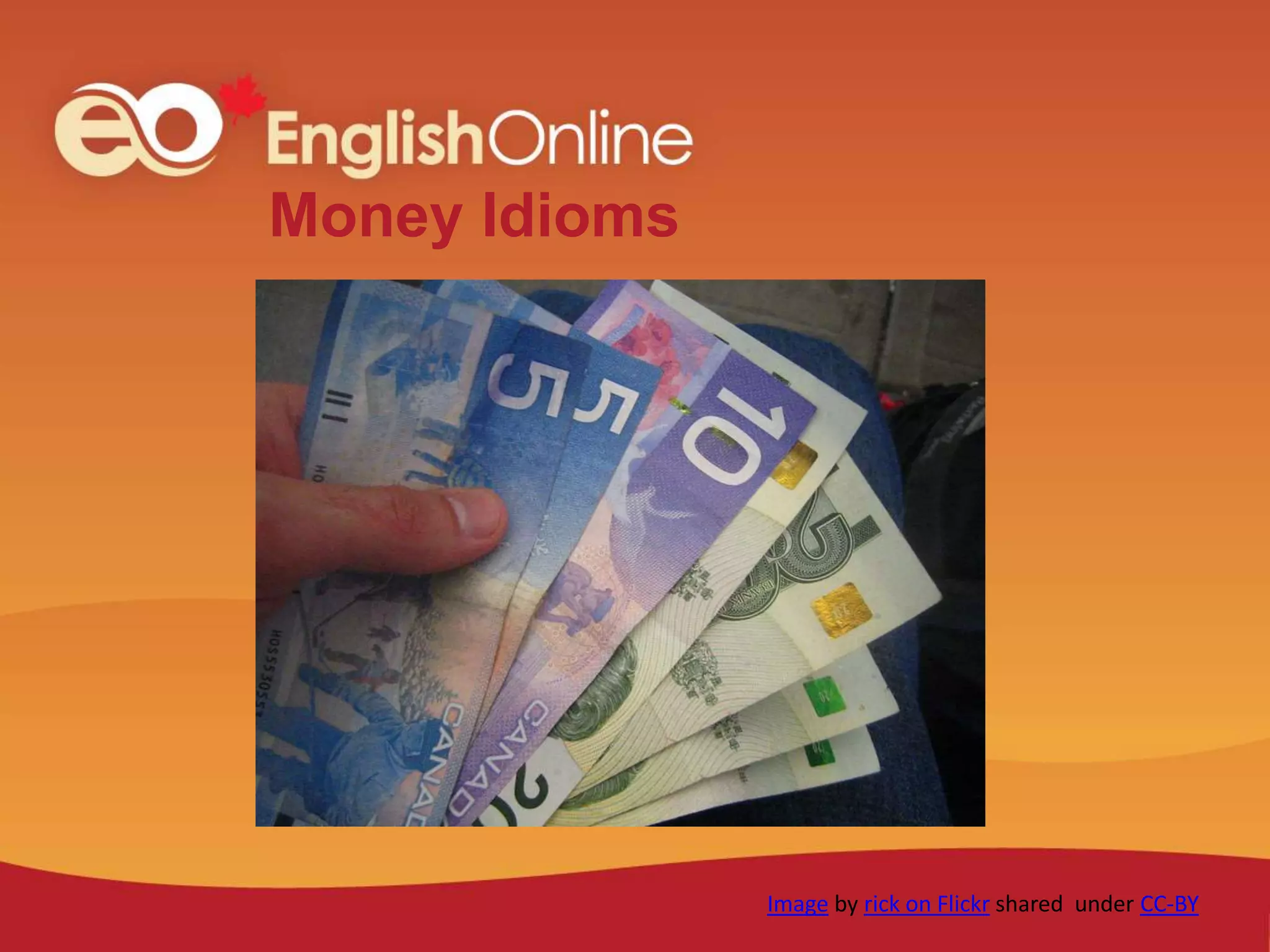 Money idioms | PPTX