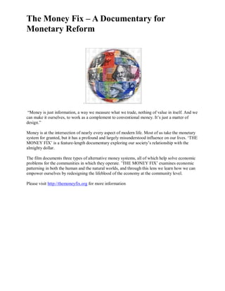Money is just information | PDF