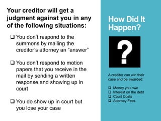 Judgment Against You