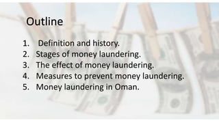 presentation of Money laundering | PPTX