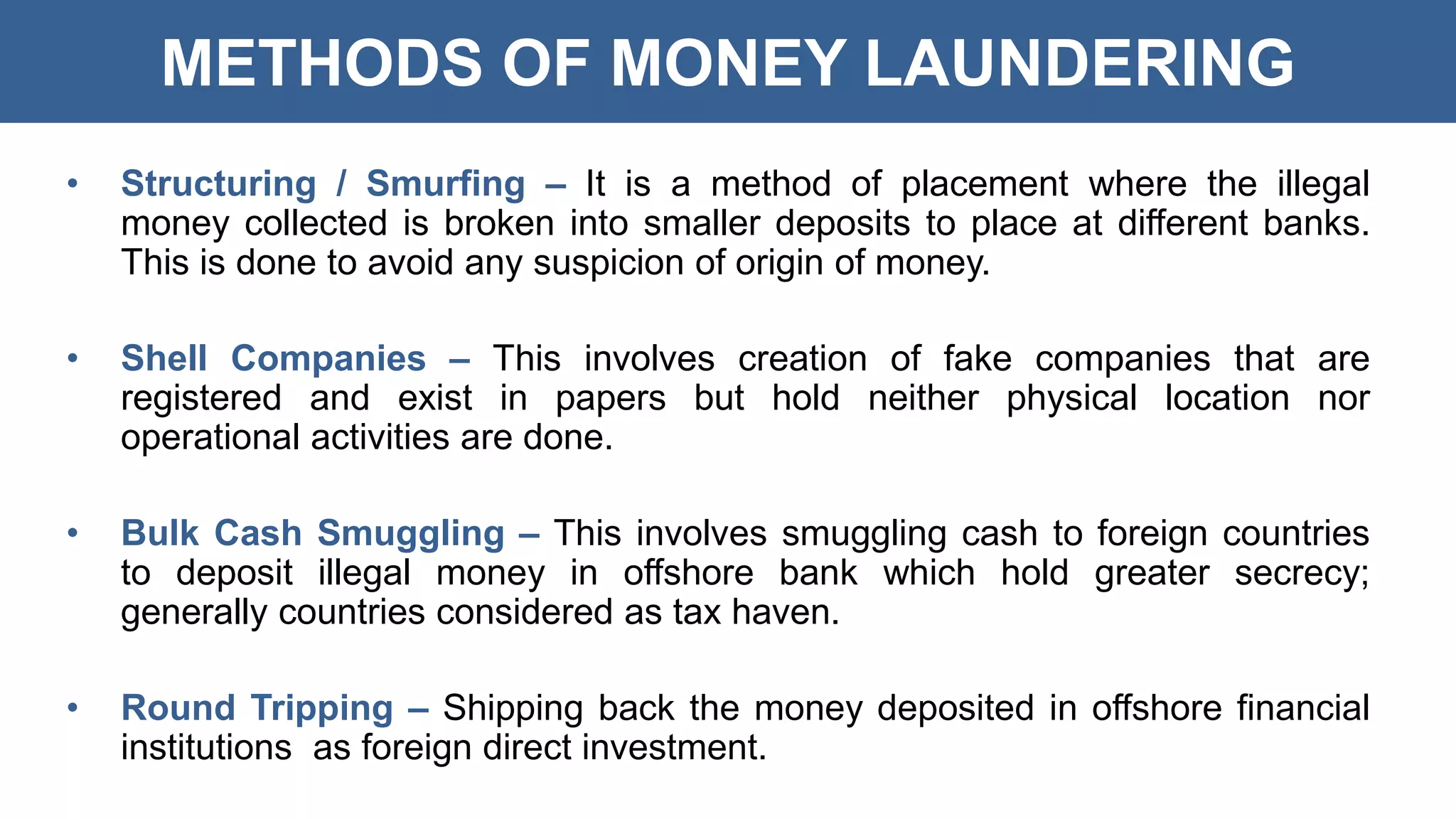 Money Laundering | PPTX