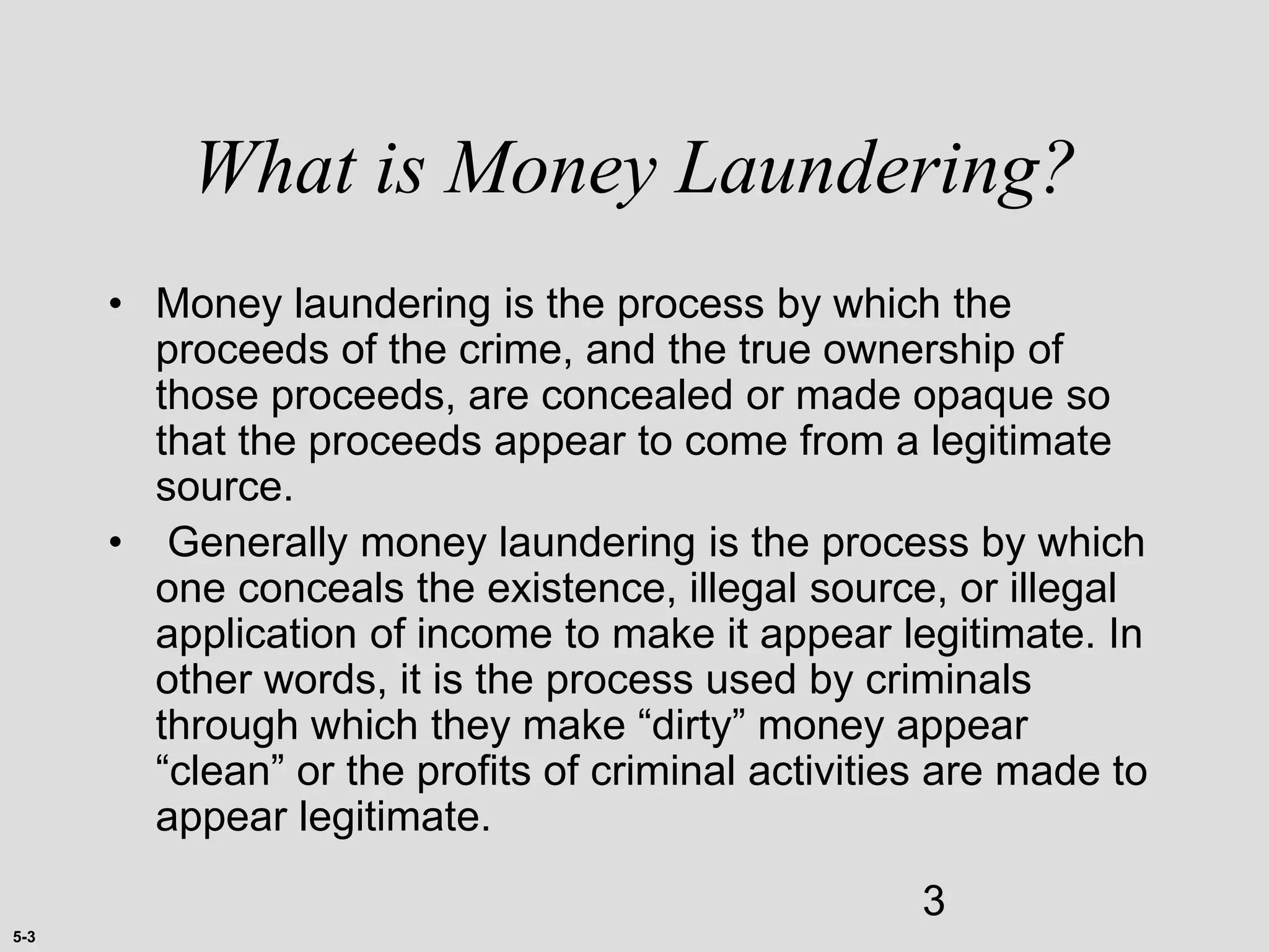 Money Laundering and Corruption | PPT