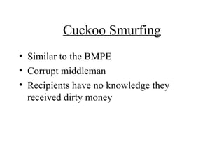 Money Laundering Basics And Impact | PPT