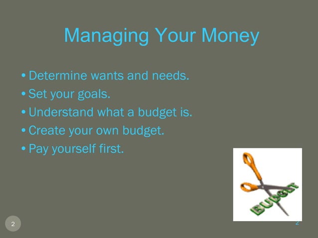 Money Management | PPT