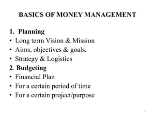 Money Management | PPTX
