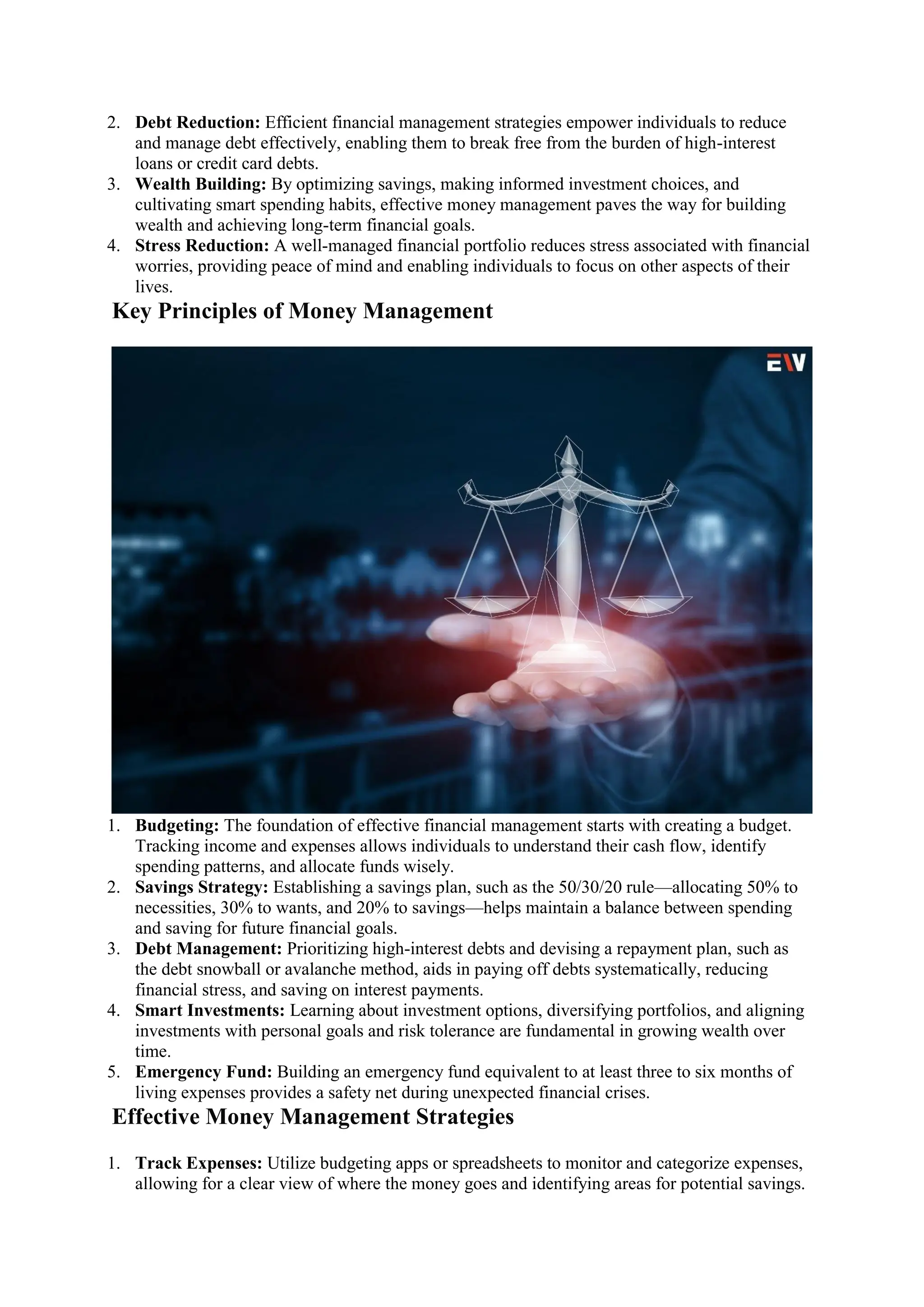 Money Management Guide: Importance, Principles and Strategies ...