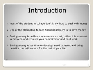 Money management in college life | PPTX