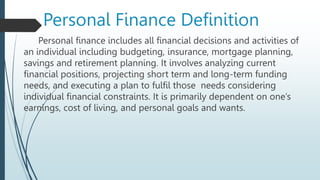 MONEY MANAGEMENT PHILOSOPHIES FOR GRADE 12 STUDENTS AND FOR THOSE ...