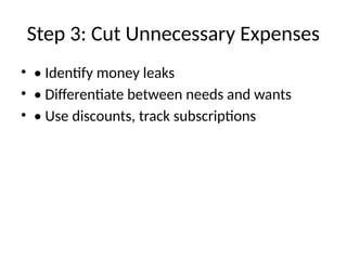 Money_Management_Presentation and its importance | PPTX