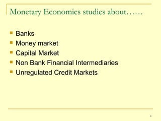 Money market- monetary economics | PPT